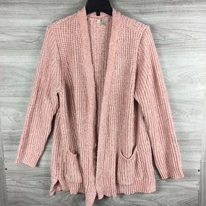 Seven7 | Sweaters | Seven7 Pink Chenille Cozy Cardigan Sweater | Poshmark